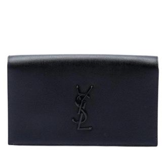 Saint Laurent Pre-owned Canvas clutches - - Pre-owned - Damen - Schwarzk - ONE SIZE