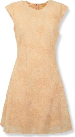 Rotate Rotate Birger Christensen, Femme, Robes, Beige, Taille: 40 FR Mesh Mini Dress