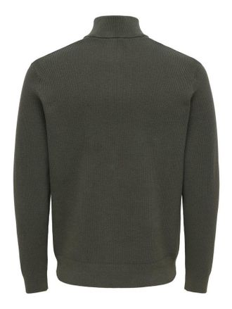 Only & Sons Troyer ONSPHIL REG 12 STRUC HALF ZIP KNIT NOOS Baumwollmischung, regular fit