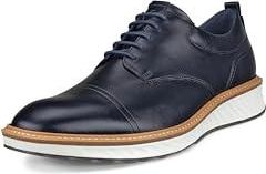 Ecco St.1 Hybrid Captoe Oxford pour Homme, Bleu Marine, 10-10.5