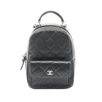 Chanel Pre-owned Matelass&eacute; Caviar Leder Rucksack - - Pre-owned - Damen - Schwarzk - ONE SIZE