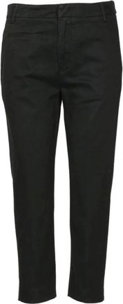 Dondup Femme, Pantalons, Noir, Taille: 36 FR Pantalon Ariel Dp475