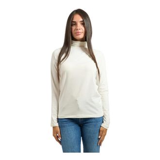 Yes-Zee YES Zee, Femme, Tops, Beige, Taille: 44 FR T-shirt &agrave; col montant