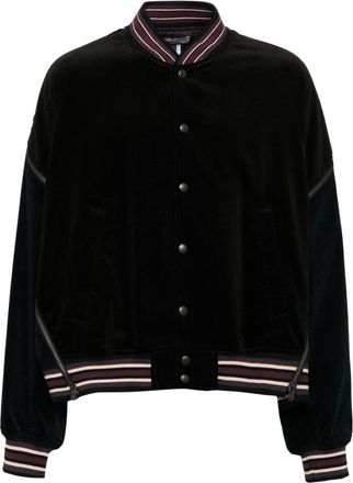 Facetasm Reißverschlussjacke aus Cord - Blau