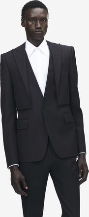 Alexander McQueen Einreihige Jacke mit Trompe-lail-Motiv - Item 852956QUAAE1000