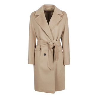Max Mara Femme, Manteaux, Beige, Taille: 36 FR Panteon Coat