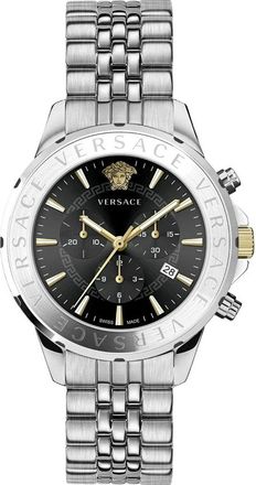 Versace Chronograph Uhr - - Accessories - Herren - Grau - ONE SIZE