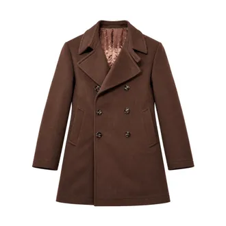 Loro Piana Capolavoro Peacoat - Homme - Manteaux - Brun - Taille: XL