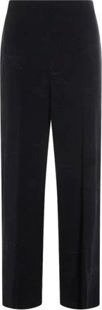 Twinset Femme, Pantalons, Bleu, Taille: 40 FR Pantalon avec D&eacute;tails Floraux