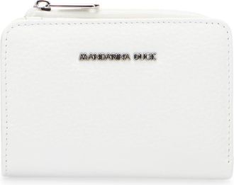 Mandarina Duck Mellow Leather Wallet, Reisezubeh&ouml;r Damen-Geldb&ouml;rse, Einheitsgr&ouml;&szlig;e, Blanc, Einheitsgr&ouml;&szlig;e