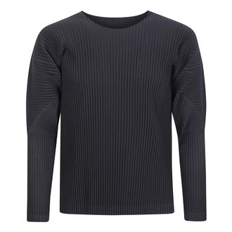 Issey Miyake Herren, Strickwaren, Blau, LGröße