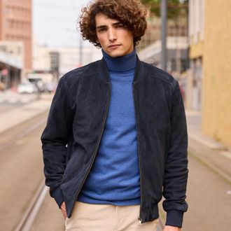 Bexley Sean II - Blousons et vestes Cuir homme marine ii