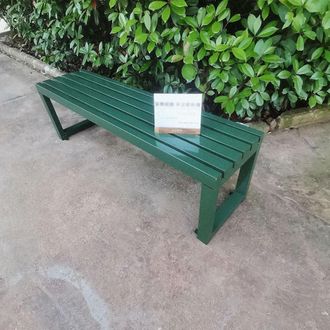 Generic Gartenbank Metall Wetterfest Sitzbank für Sitzer, Gartenmöbel bis 400kg belastbar, für Garten, Balkon, Terrasse, Außenbereich,N(Size:120 * 40 * 45cm,C