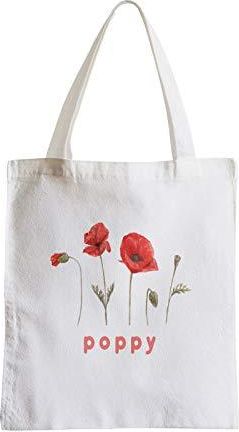 Fabulous Grand Sac Shopping Plage Etudiant Poppy Flowers Watercolour Chic Garden Love