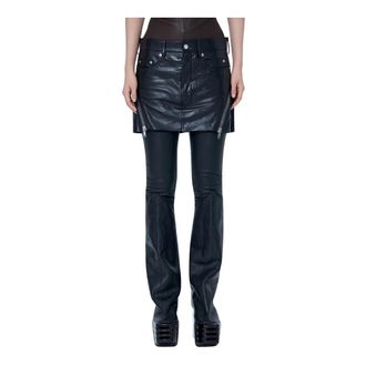 Rick Owens Bolan Banana Minirock - - Skirts - Damen - Schwarzk - M
