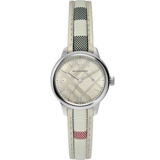 Burberry Femme, Accessoires, Gris, Taille: ONE Size La Montre Classique Ronde