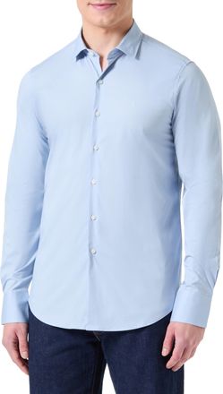 Replay Herren M4140 Hemd, 905 Azure, XXL