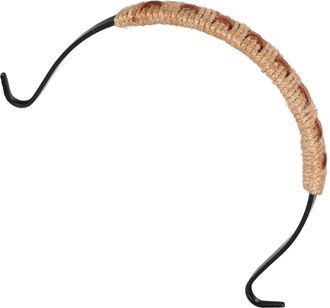 BESPORTBLE Ersatzgriff Teekanne aus Robustem Eisen mit Hitzebest&auml;ndigem Rattanseil Ergonomischer Kannenstiel f&uuml;r Einfachen Austausch und Langlebige Nutzung Prakt