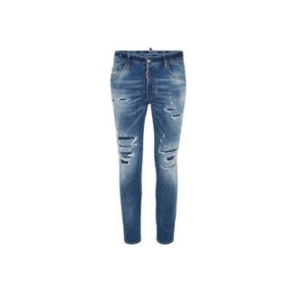 Dsquared2 Homme, Jeans, Bleu, Taille: L Jean Skater Déchiré