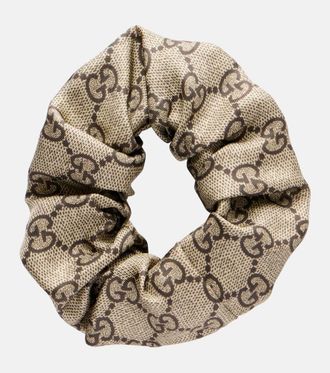 Gucci Scrunchie GG aus Seiden-Jacquard