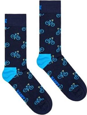 Happy Socks Chaussettes hautes en coton m&eacute;lang&eacute;