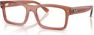 Ray-Ban Rb5435 Optics Braun Transparent Fassung Klar Glas Polarisiert 56-19