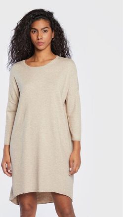 Moss Copenhagen Moss Copenhagen Strickkleid Rachelle 16172 Beige Regular Fit