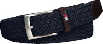 Tommy Hilfiger Elastischer Flechtg&uuml;rtel mit Lederspitze in