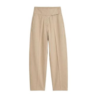 Ami Femme, Pantalons, Beige, Taille: W28 Jeans Coupe Ballon