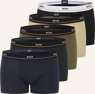 HUGO BOSS 5er-Pack Boxershorts Essential gruen