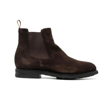 Santoni Chelsea Boots aus Wildleder - - Shoes - Herren - Braun - 43 EU