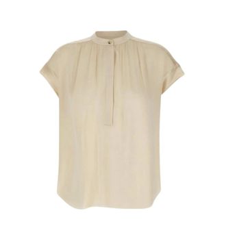 Vince Femme, Blouses et Chemises, Beige, Taille: 42 FR Blouse