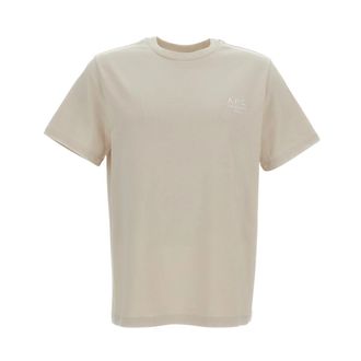 A.P.C. Maglietta girocollo - - Tops - Herren - Beige - S