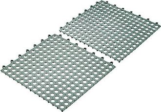 Westmark Abtropfmatten Bar - flexible Geschirrmatten zum Trocknen von Geschirr, Besteck und Gläsern, Geschirrabtropfmatte für die Spüle - Kunststoff, 2 Stück