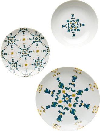 Guzzini Tafelservice f&uuml;r 6 Personen mit Sorrento-Dekoration