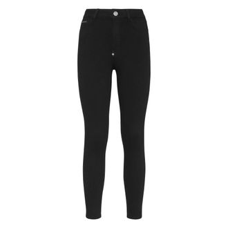 Philipp Plein Denim Hosen Skinny - - Jeans - Damen - Schwarzk - W28