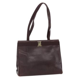 Ferragamo Pre-owned Ledertasche - - Pre-owned - Damen - Braun - ONE SIZE