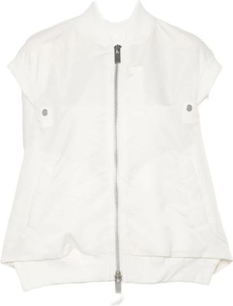 sacai Femme, Vestes, Blanc, Taille: 40 FR Sacai Vestes Beige