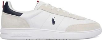Polo Ralph Lauren Homme, Chaussures, Blanc, Taille: 43 EU Bedford Rib Baskets
