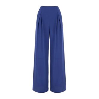 Max Mara Femme, Pantalons, Bleu, Taille: 40 FR Palude Wide Pantalons
