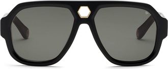 Philipp Plein Eyewear Starlight Sonnenbrille - Schwarz