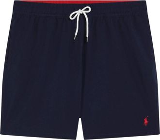 Polo Ralph Lauren Homme, Maillots de bain, Bleu, Taille: S Traveler Mid Trunk