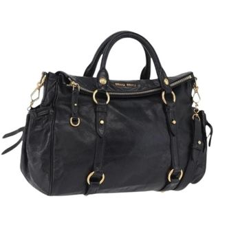 Miu Miu Sac &agrave; main Pre-owned - Femme - Pre-owned - Noir - Taille: ONE Size