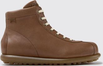 Camper Bottines Pelotas en cuir &agrave; lacets avec zip lat&eacute;ral