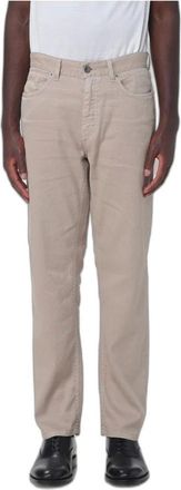 Ermenegildo Zegna Pantalon City 5 poches - Homme - Jeans - Brun - Taille: W32