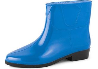 Ladeheid Bottines Bottes de Pluie Chaussure Femme LAZT201801 (Bleu, 41 EU)