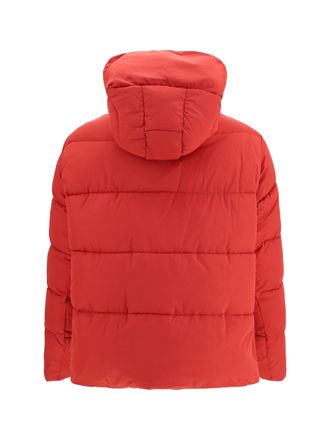 Pinko Womens Giza Down Jacket Rosso Rio Coat