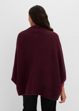 Bonprix Strickjacke figur umschmeichelndes Strick-Cape-Cardigan-Design, Loose Fit