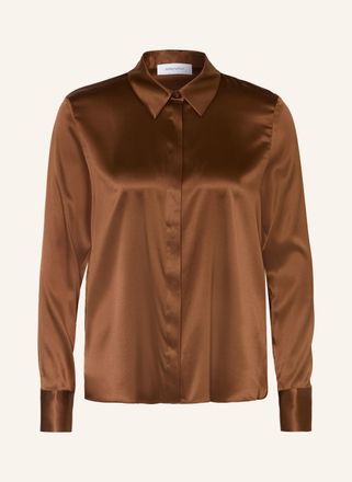 Darling Harbour Darling Harbour Hemdbluse Aus Seide braun