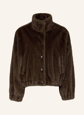 Max Mara Weekend Max Mara Kunstfell-Jacke Anemone braun